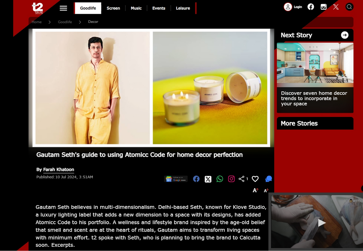 Gautam Seth's guide - t2 online– Atomicc Code